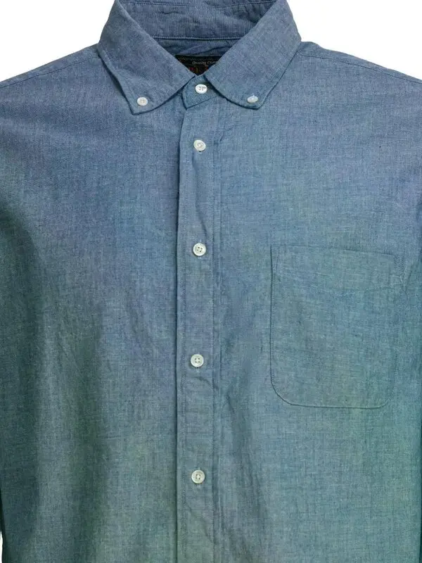 BEAMS Pocket Button-down Shirt - Blue