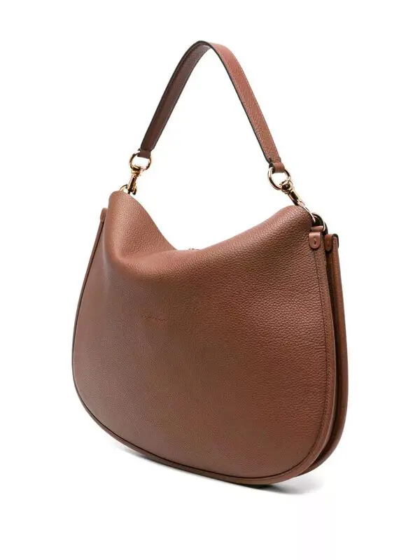 Etro Buckle Leather Shoulder Bag - Brown