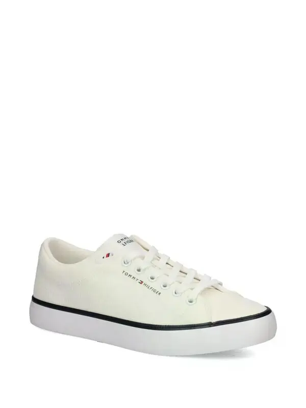 Tommy Hilfiger Logo Lace-up Sneakers - White