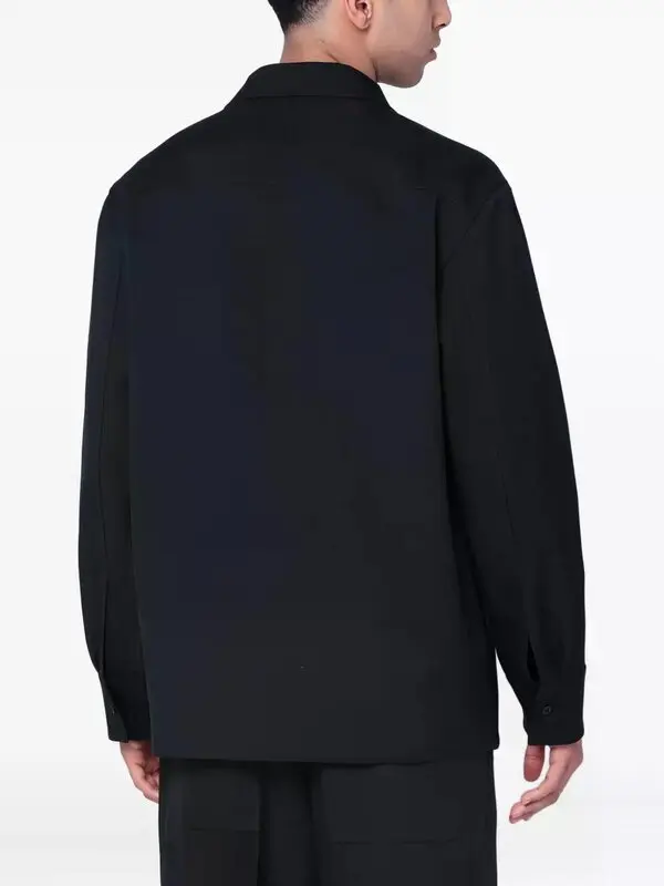 JIL SANDER Zip-fastening Shirt Jacket - Blue