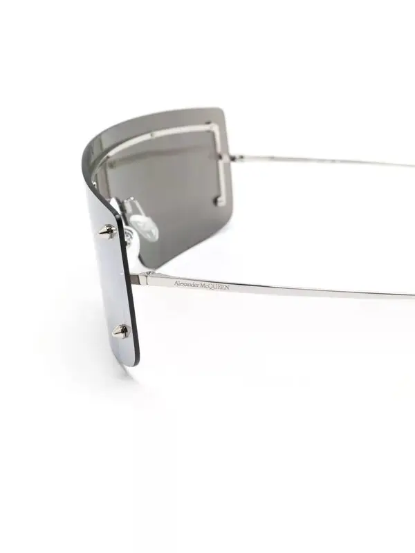 Alexander McQueen Spike Studded Mask Sunglasses