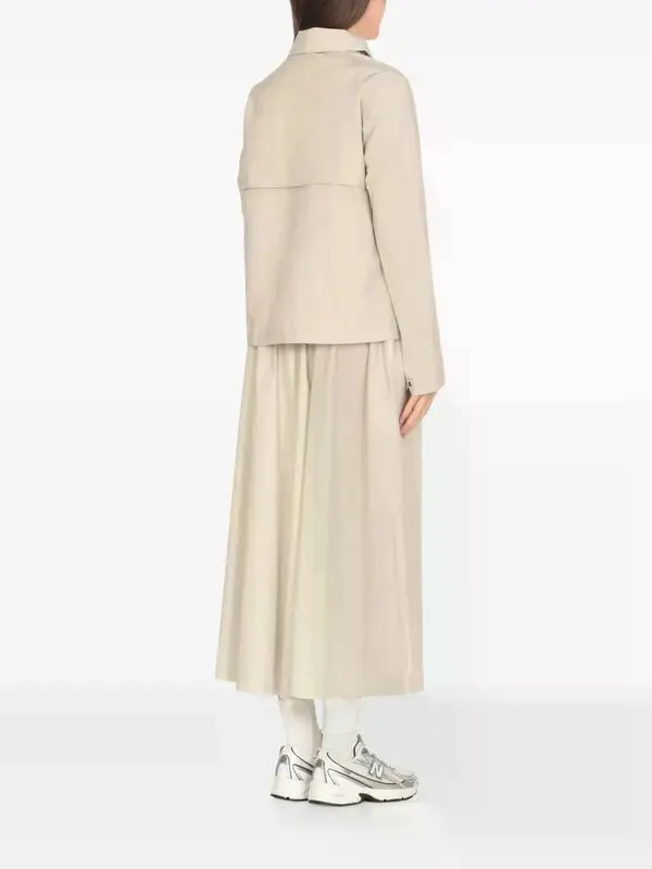 K-WAY Logo-plaque Collar Jacket - Neutrals