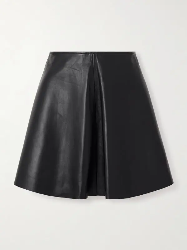 HAIKURE Minnie Leather Mini Skirt