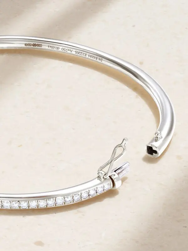 DE BEERS LONDON De Beers Db Classic Diamond Bangle