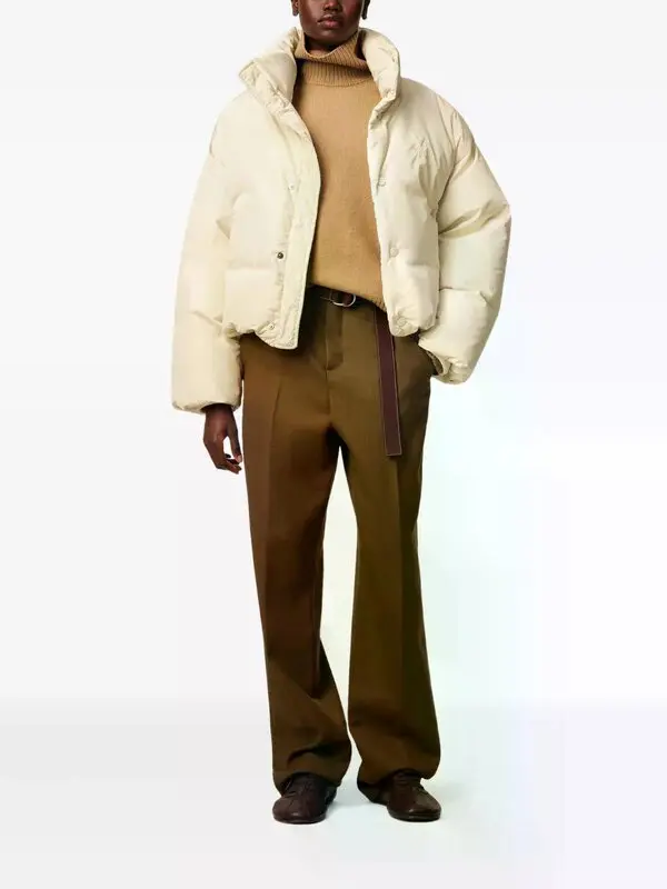 AMI Paris De Coeur Taffeta Jacket - Neutrals