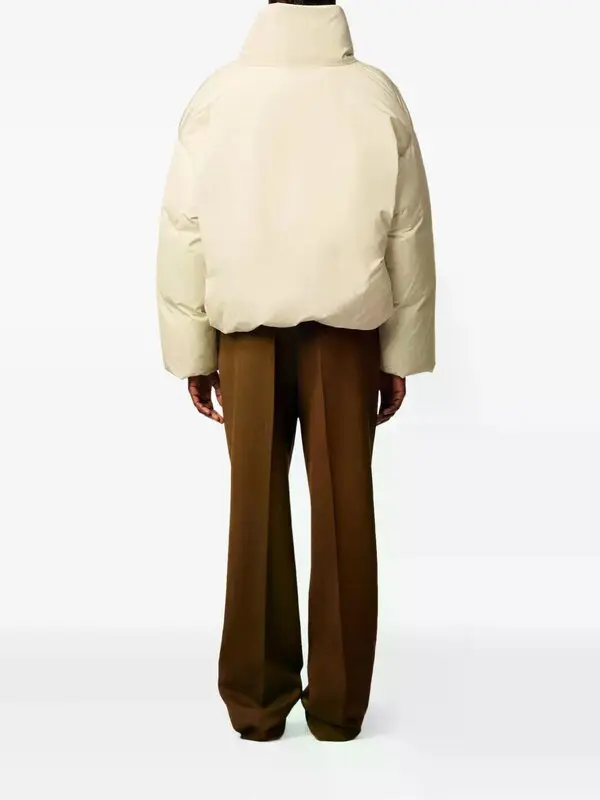 AMI Paris De Coeur Taffeta Jacket - Neutrals
