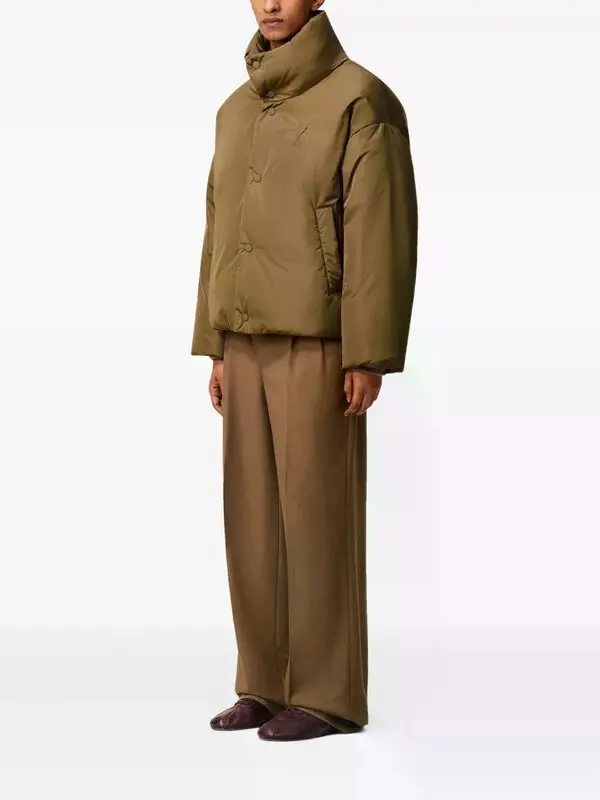 Ami Taffetas De Coeur Jacket - Brown