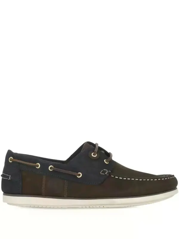 Barbour Leather Lace-up Loafers - Brown
