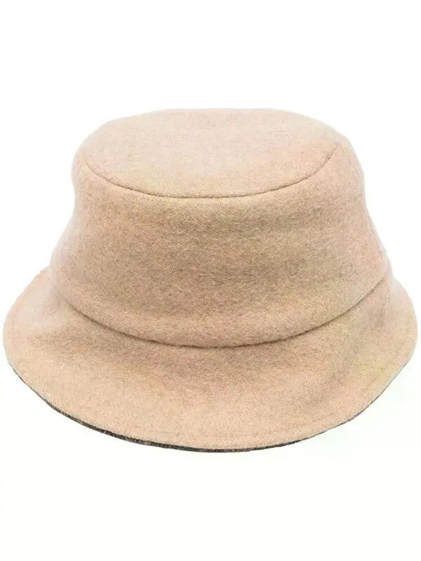 Fendi Felted Bucket Hat - Neutrals