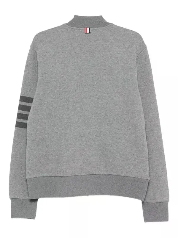Thom Browne Three-stripe Zip-up Sweatshirt