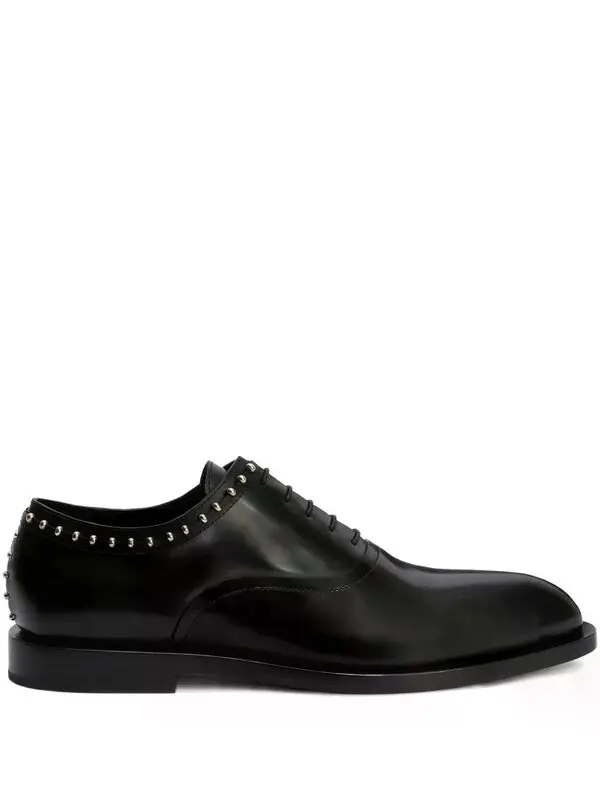 JIL SANDER Stud-embellished Oxford Shoes
