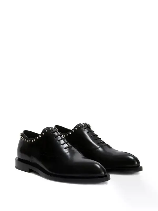 JIL SANDER Stud-embellished Oxford Shoes
