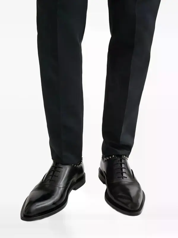 JIL SANDER Stud-embellished Oxford Shoes
