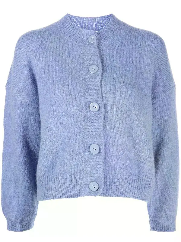 Rodebjer Button-up Long-sleeve Cardigan - Blue