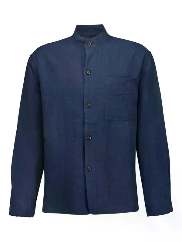 Commas Mandarin-collar Shirt