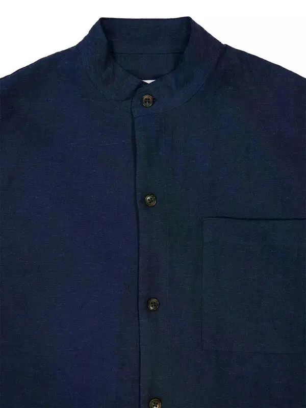 Commas Mandarin-collar Shirt