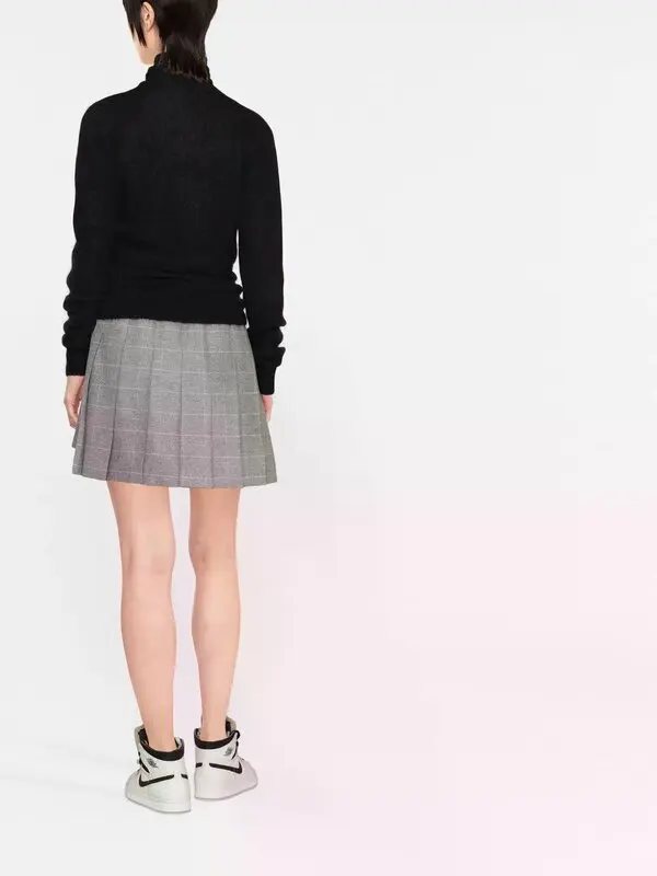 GANNI Brushed Cut-out Wrap Top