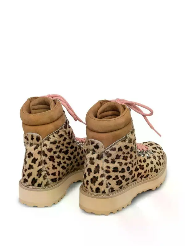 Diemme Monfumo Leopard-print Combat Boots