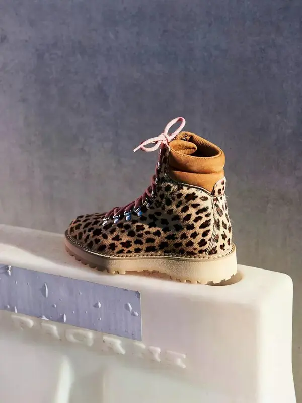 Diemme Monfumo Leopard-print Combat Boots