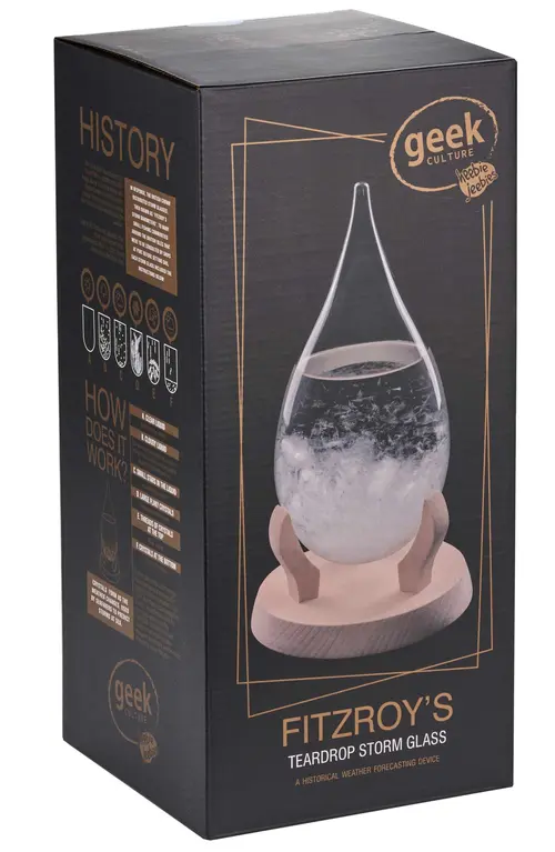 HEEBIE JEEBIES Teardrop Fitzroy's Storm Glass