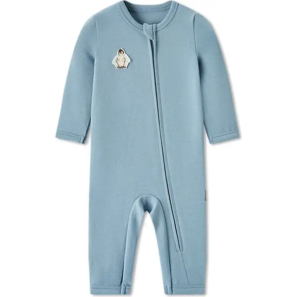 MILKBARN Brushed Zipper Pajama - Stone