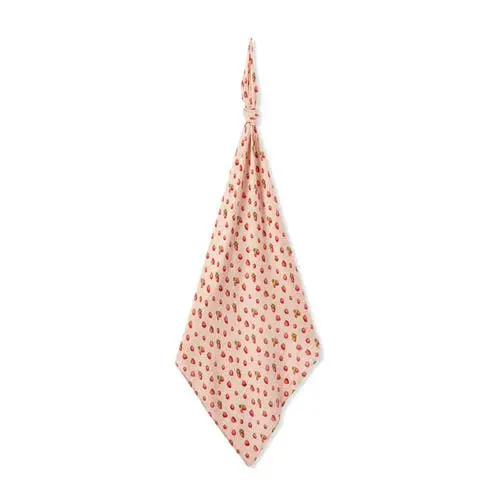 MILKBARN Organic Cotton Swaddle - Strawberry