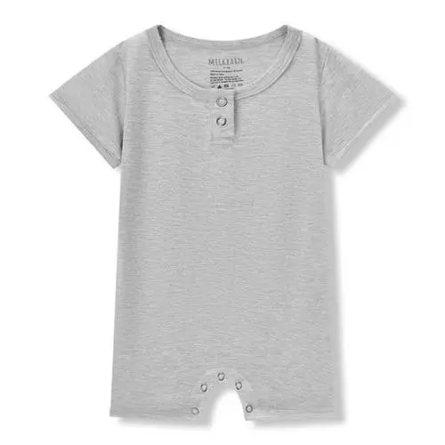 MILKBARN Luxe Solid Shortall - Grey Melange