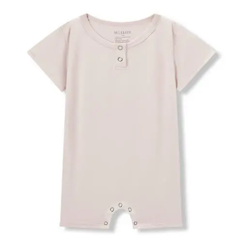 MILKBARN Luxe Solid Shortall - Sepia Rose