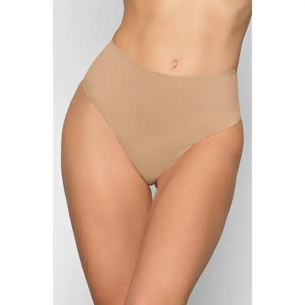 SKIMS Smoothing Intimates High Waist Thong - Clay