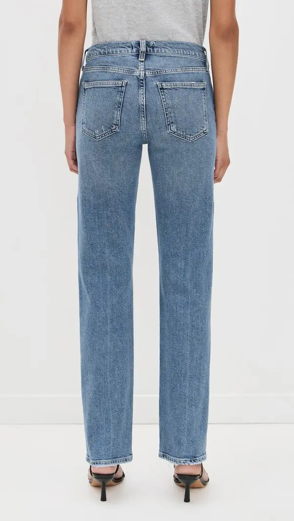 AGOLDE Low Rise Slim Leg Jeans
