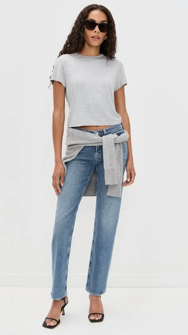 AGOLDE Low Rise Slim Leg Jeans