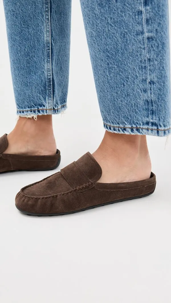 Vince Berkley Driver Loafers - Truffle