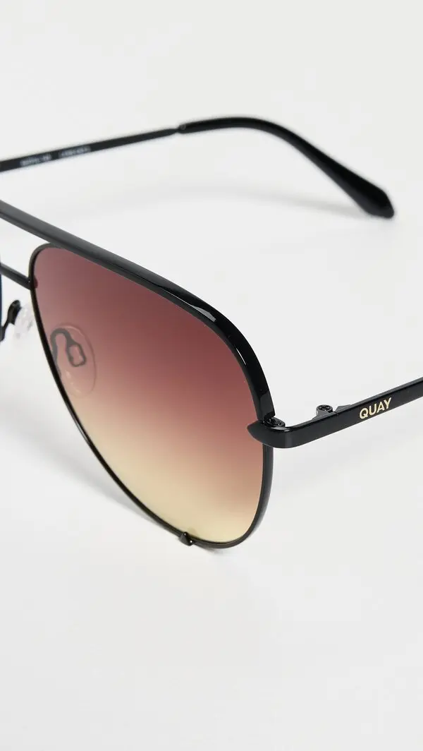 Quay High Key Aviator Sunglasses