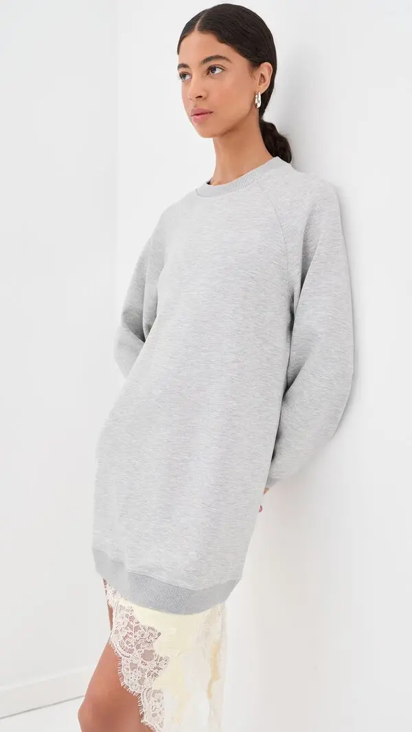 LE BOP Jamie Sweatshirt Mini Dress