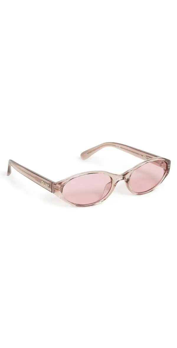 Quay Aura Points Sunglasses - Doe/peony