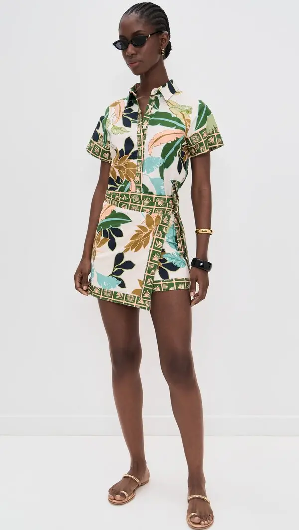 LITTLE LIES Tropical Linen Shirt