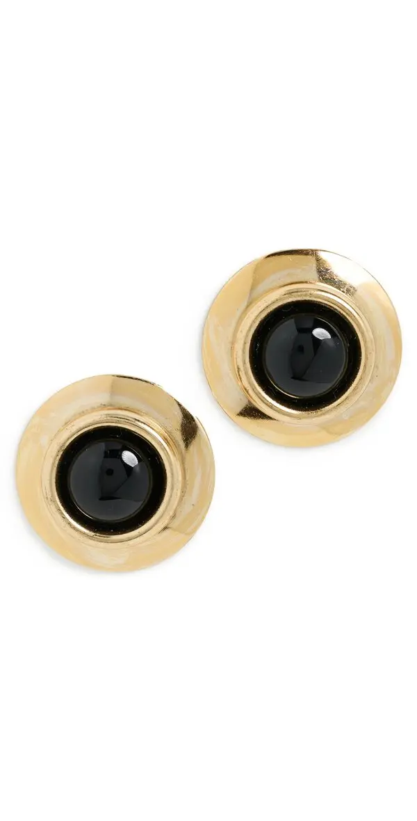JENNIFER BEHR Alva Earrings - Onyx