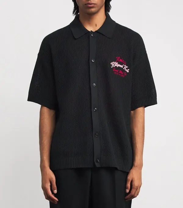 Amiri Hollywood Auto Mesh Shirt
