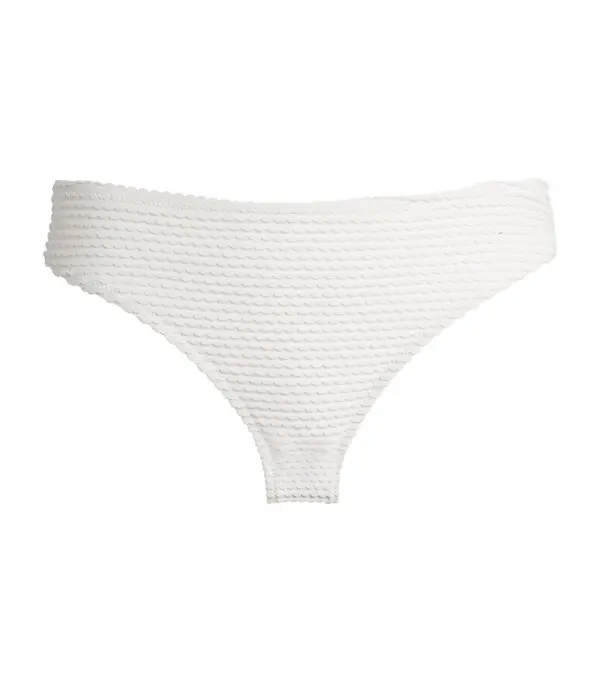 Ulla Johnson Dani Mid-rise Bikini Bottoms - White