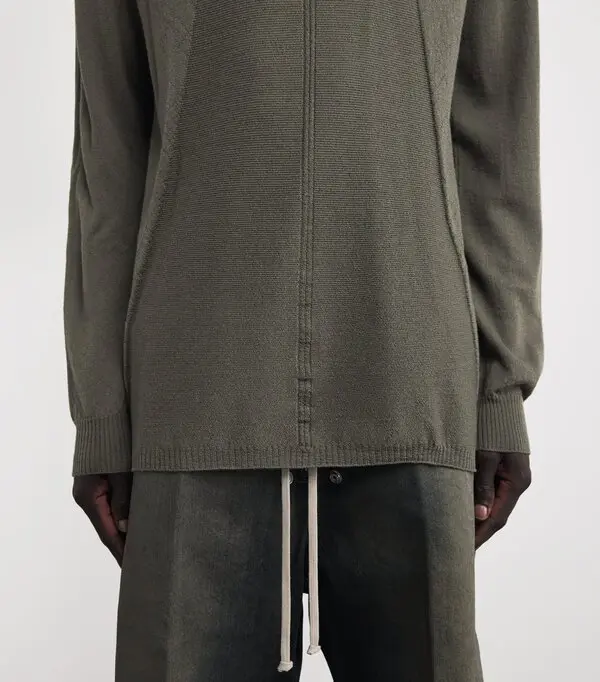 Rick Owens Virgin Wool Oversized Level Sweater
