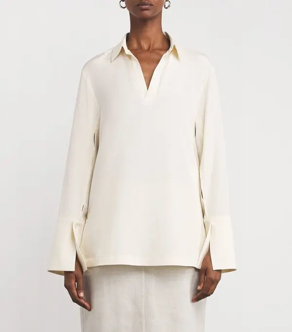Max Mara Silk-blend Shirt