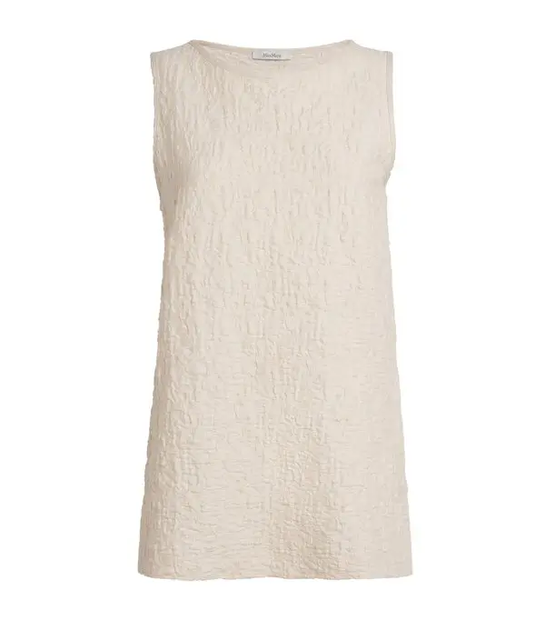 Max Mara Cotton-blend Textured Top