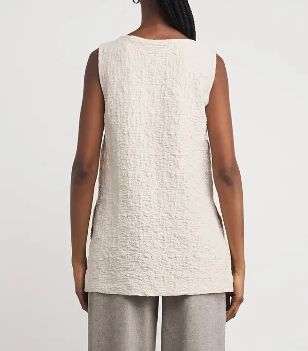 Max Mara Cotton-blend Textured Top