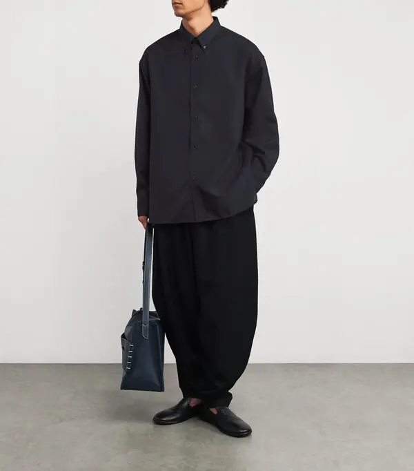Studio Nicholson Heritage Wool Oversized Jude Shirt