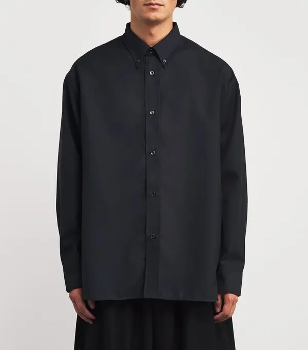 Studio Nicholson Heritage Wool Oversized Jude Shirt