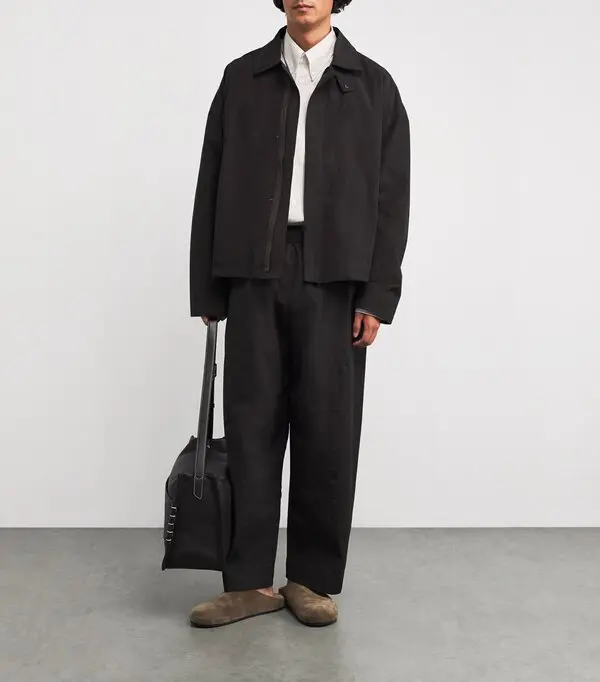 Studio Nicholson Cotton Stripe Oversized Ruskin Shirt