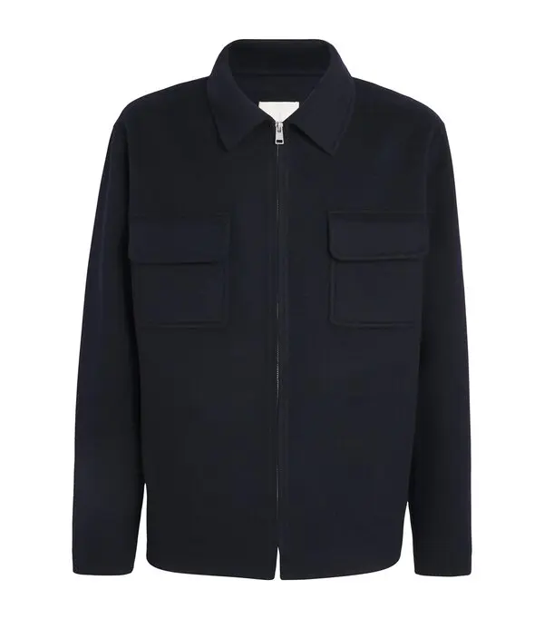 Sandro Wool-blend Zip-up Jacket