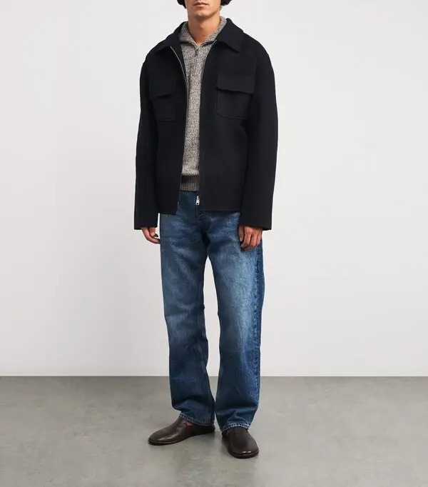 Sandro Wool-blend Zip-up Jacket