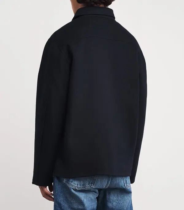 Sandro Wool-blend Zip-up Jacket