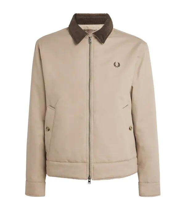Fred Perry Cotton-blend Caban Jacket - Ivory